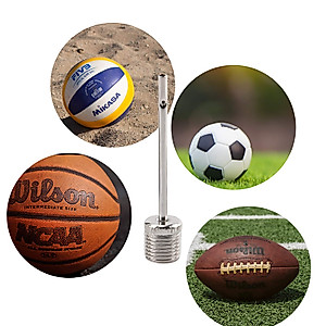 SAVITA 8pcs Needle Inflating Ball Tyre Pump Adapter Kit Air Nozzle Pump Adapter Kit for Inflatables, Sports Balls and Bicycles