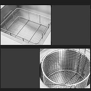 CNCEST Fried chicken breading station, Breading Table Fried chicken FishFood Prep Station, Stainless Steel Commercial Kitchen Prep & Work Table for Fried Food, Chicken Thighs, Chicken Nuggets, Donuts