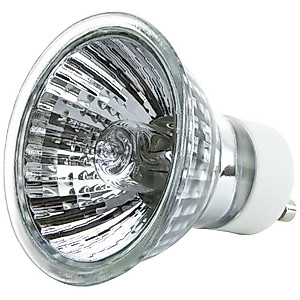 Sunlite MR16 Halogen Reflector Bulb, 35 Watt, 38° Flood, 120 Volt, 2000 Hour Life Span, Dimmable, GU10 Base, Cover Guard, 3200, ANSI FMW, Ceiling Fixtures, Track Lighting 6-Pack.