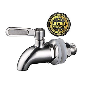 Stainless Works SSS010 Stainless Steel Beverage Dispenser Spigot (Fits 5/8 inch opening)
