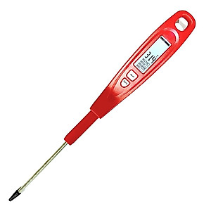 ThermalinX Digital Meat Thermometer for Grilling, Instant Read Food Thermometer with Backlight for Grill, Cooking, Oil Deep Fry, BBQ, Candy and Roast