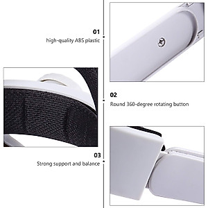 SOLUSTRE Headband vr Gaming Support vr Headset Band vr Cushion Strap Replacement vr Strap vr Glasses Belt vr Stand Non Slip vr Band abs Earphone Belt White