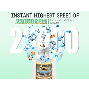 Portable Blender, 20 Oz Personal Blender for Shakes and Smoothies with 6 Blades, Small Fresh Juicer Portable Blender Cup Rechargeable BPA-Free, Mini Blender Portable for Travel/Office/Home/Gym/Camping