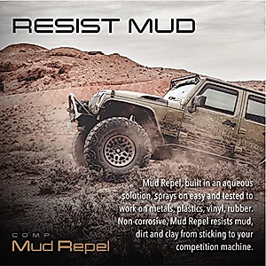 Molecule Mud Repel Spray, Pre-Treatment, ATV and Snowmobile, For use with Metals, Plastics Vinyl, Rubber, 16 Ounces