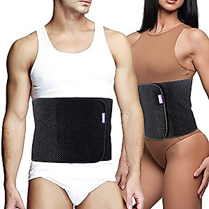 Everyday Medical Abdominal Binder Post Surgery - with Bamboo Charcoal Accelerate Healing and Reduce Swelling After C-Section, Abdomen Surgeries, Tummy Tuck, Bladder & Gastric Bypass Belly Girdle