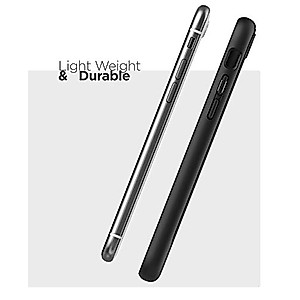 Encased iPhone SE Belt Clip Case (2020/2022) Thin Armor Grip Cover with Holster (Matte Black)