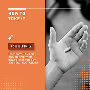 Pure Coconut Oil Softgels 1000mg - Extra Virgin Coconut Oil Supplement for Heart Health and Energy Booster with Caprylic Acid Hair Skin and Nails Vitamins - MCT Coconut Oil Pills Softgels