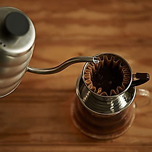 DEFUTAY 1-4 Cup Coffee Filters,Cup Basket Coffee Filters,Natural Brown Unbleached