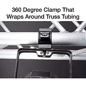 ADJ Products O-clamp 1.5 1.5-Inch Plastic o Clamp 360 Degree Wrap Around Clamp