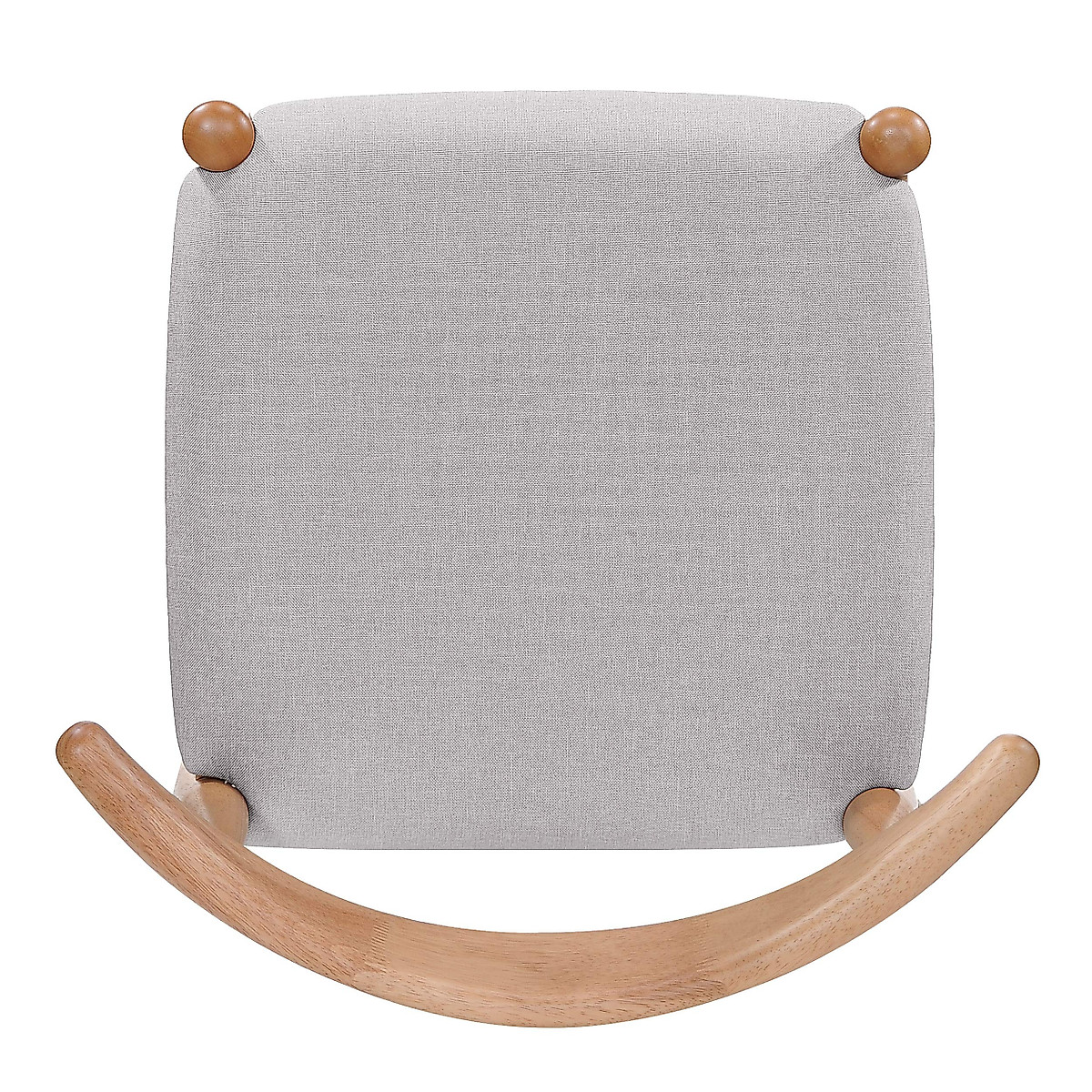 Christopher Knight Home Francie Fabric with Oak Finish Dining Chairs, 2-Pcs Set, Beige