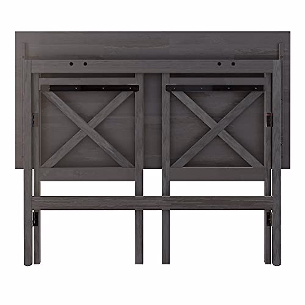 Winsome Wood Xander Computer Desk, Oyster Gray