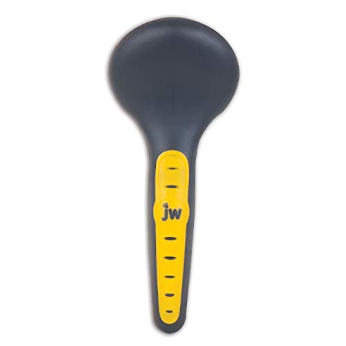 JW Pet Gripsoft Dog Soft Pin Slicker Brush with Non-Slip Rubber Grip (Angled Stainless Steel Tines) Small