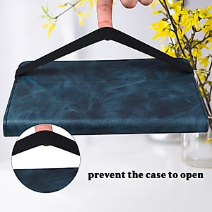 VODEFOX Case for Xiaomi Redmi Pad SE 11 inch 2023 Released,PU Leather Flip Solid Color Stand Case Cover with Card Solt Protective Cover for Redmi Pad SE Tablet - Blue