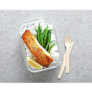 Moss & Stone Extra Large Glass Food Storage Containers Set Of 3-101 OZ/ 54 OZ/ 16 OZ Deep Rectangular Glass Food Container with Lid, Leak Proof, Microwave, Dishwasher, and Oven Safe.