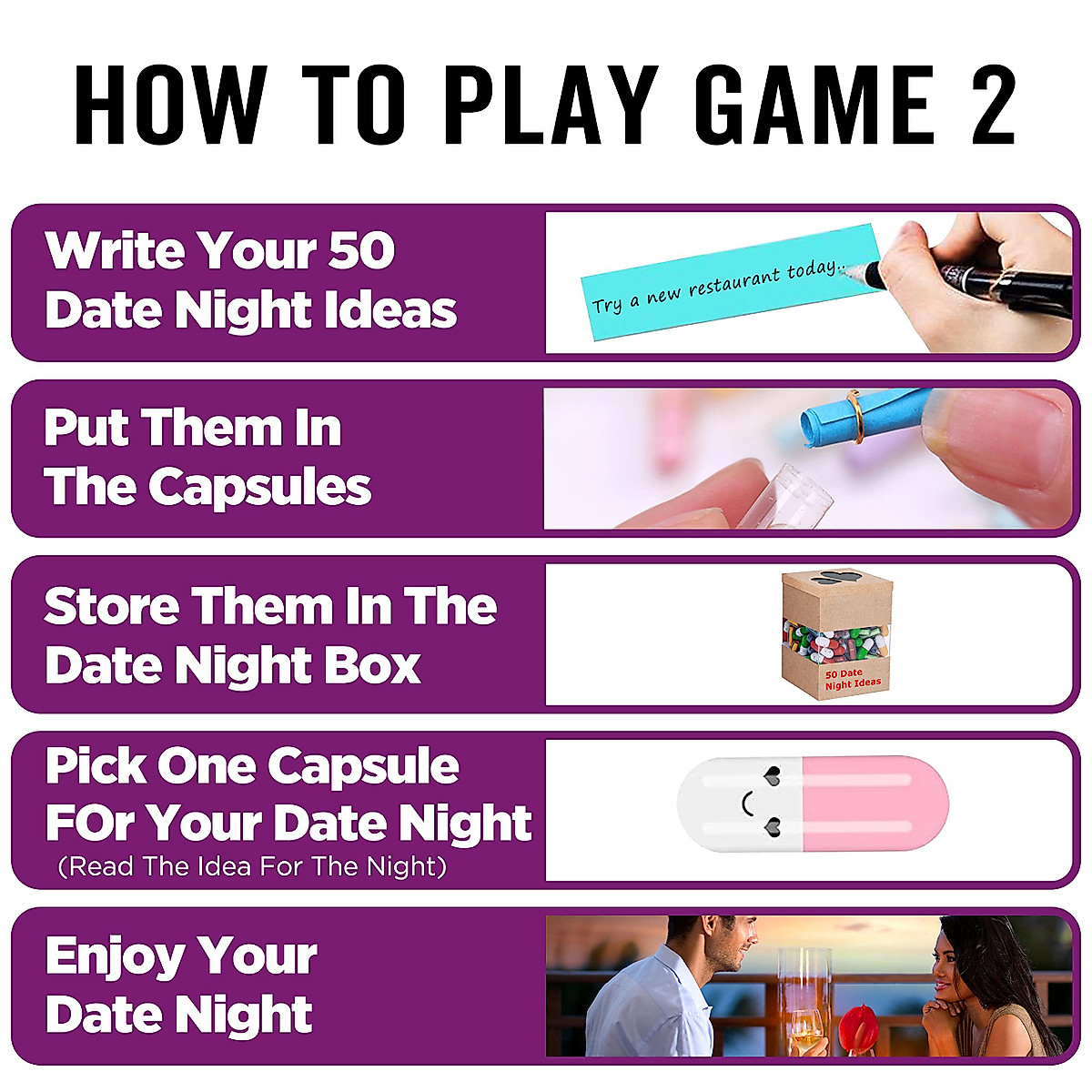 Klassia Romantic Games for Couples- Fun Conversation Cards for Better Relationship- Date Night Box- 160 Questions - Perfect Anniversary & Valentines Day Gifts for Couples