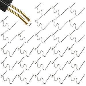 JMIATRY 2000 PCS Plastic Welding Hot Staples Stainless Steel 0.8mm 0.6mm Plastic Welder Staples Wave Shape Repair Kit for Plastic Welder Machine Car Bumper Dashboard Lamp Holder Repair