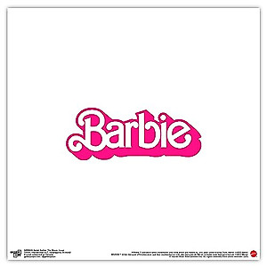 Trends International Gallery Pops Mattel Barbie: The Movie - Logo Wall Art Wall Poster, 12.00" x 12.00", Unframed Version