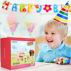 Koonie Talking Plush Golden Retriever Toy Repeats What You Say, Barks and Walks - Electronic Interactive Stuffed Puppy for Kids