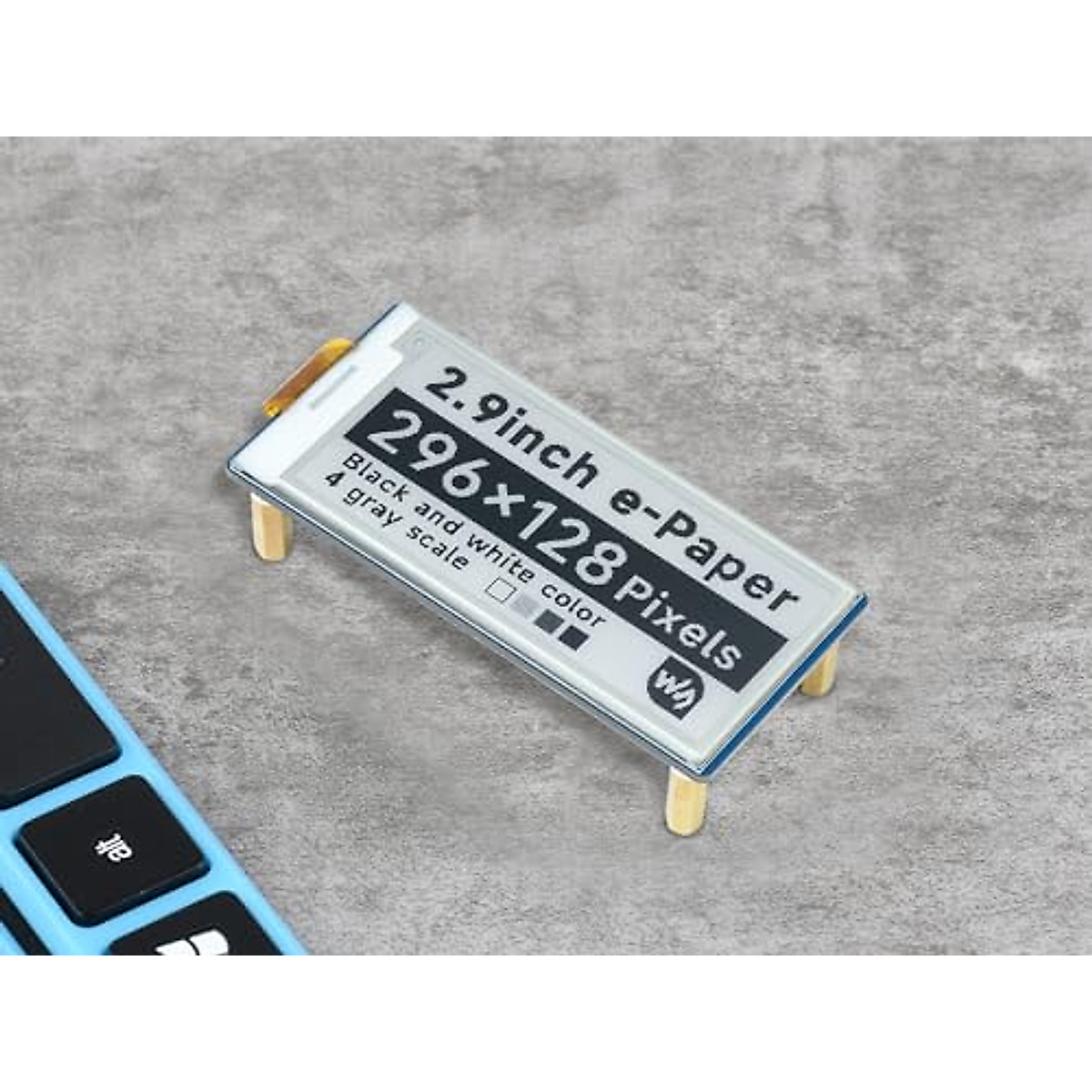 waveshare 2.9inch E-Paper E-Ink Display Module for Raspberry Pi Pico 296×128 Pixels Black/White Partial Refresh Support with SPI Interface