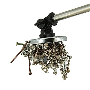 Telescopic magnetic pick-up tool that extends a 7.48"-39.5", 20 lb. magnetic bar. With a lanyard. Larger suction surface and more stable suction.