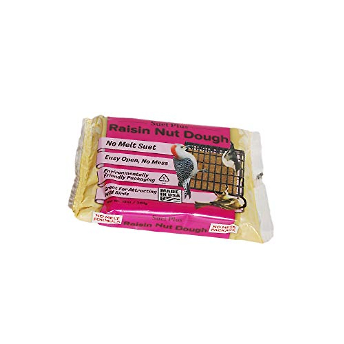 Suet Plus No Melt Suet Cake 5 Pack Variety of No Melt Suet Cakes for Wild Birds