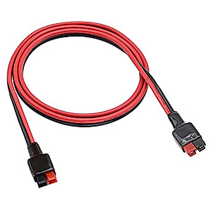 HCFeng 14AWG Double-Ended 45A an-der-Son Solar Charge Extension Cable 45A Battery Adapter Compatible with GZ/Yeti/G500 /Renogy/Boulder 200 Solar Panels Generator Power Inverter [3.3ft/1M]