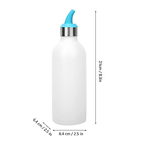 Squeeze Bottle, Empty Squeeze Bottles Leak Proof Refillable Condiment Container Squeeze Condiment Bottles for Kitchen Use Condiments Dressings (blue)