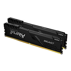 16GB 3200MHz DDR4 CL16 DIMM (Kit of 2) Fury Beast Black