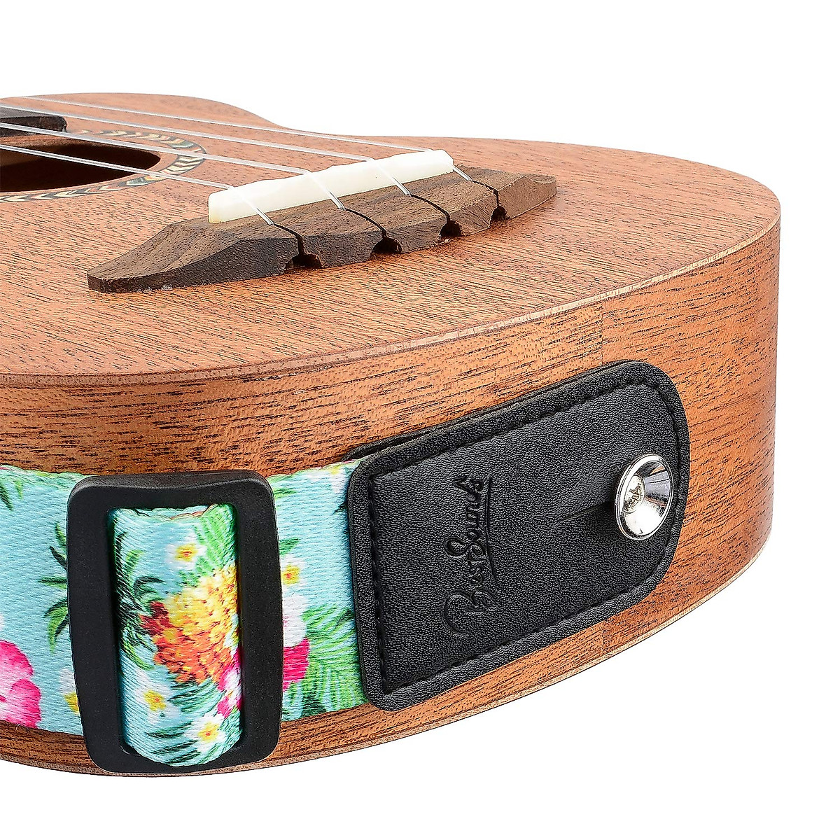 BestSounds Pineapple Ukulele Strap & Hawaiian Style Shoulder Strap Suitable for Soprano Concert Tenor Baritone String Instruments (Pineapple)