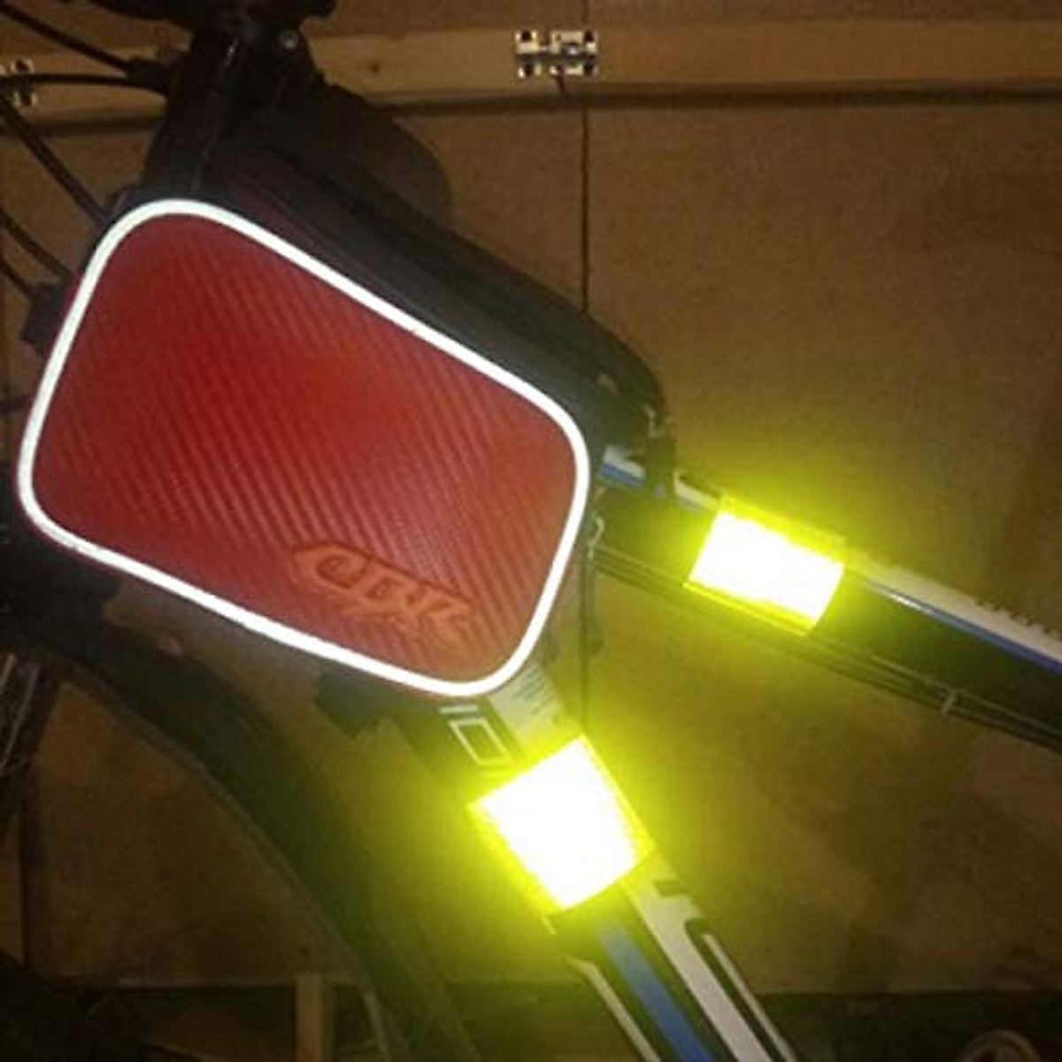 Qomovo DOT High-Intensity Fluorescent Yellow Reflective Tape Conspicuity Safety Warnning Adhesive Tape(1in x 15ft)