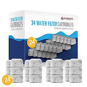 Pack of 24 Replacement Charcoal Water Filters for Keurig Coffee Machines By Housewares Solutions