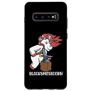 Galaxy S10+ Blacksmithicorn Forging Cute Kids Blacksmithing Case