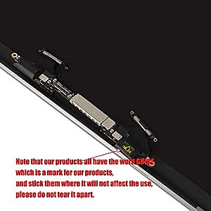 GBOLE Screen Replacement for MacBook Pro A1706 A1708 Late 2016 Mid 2017 EMC 2978 3164 3071 3163 Retina LCD Display Screen Full Assembly Complete Top Assembly 13.3" 2560x1600 (Space Gray)