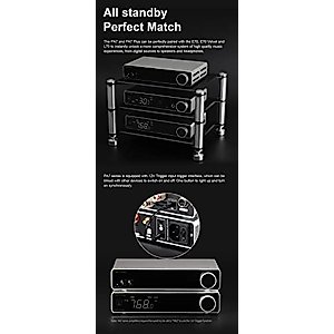 Topping PA7 Series PA7 Plus XLR TRS RCA Input Fully Balanced High Performance Power Amplifiers (PA7 Plus Black)