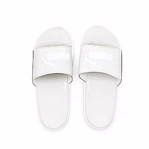 PUMA Men's SOFTRIDE Slide Sport Sandal, Nimbus Cloud White, 9