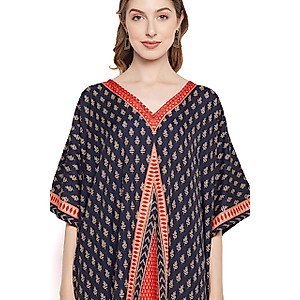 Goood Times Caftans for Women African Long Printed Dress Plus Size Maxi Gown Dresses Kaftan Cover Up Loungewear for Ladies