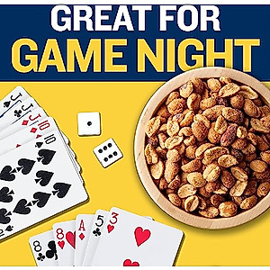 PLANTERS Honey Roasted Peanuts, Sweet and Salty Snacks, Plant-Based Protein , 34.5 Oz (2 Tubs)