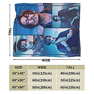 YAVITH Johnny Depp Blanket Throws,Johnny Depp Posters,Johnny Depp Merchandise Gifts for Women 50x40 in