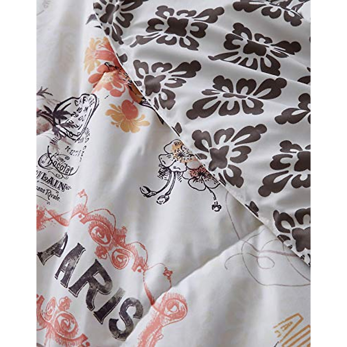 Geneva Home Fashion Avondale Manor 8-Piece Cherie Comforter Set Queen, Coral