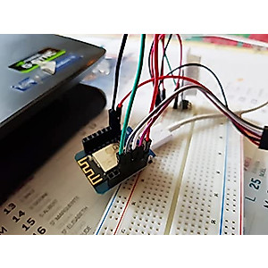 5Pcs ESP8266 ESP-12 ESP-12F NodeMcu D1 Module WeMos Lua 4M Bytes WLAN WiFi Internet Development Board Base on ESP8266 ESP-12F Micro USB Connection or Type C Connection Random Send