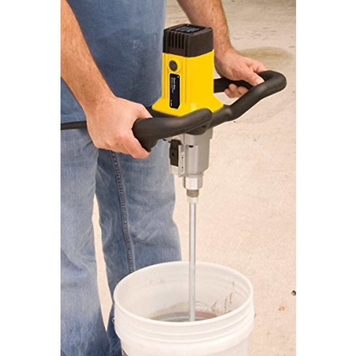 QEP 21665Q 120-Volt 2 Speed Power Mixer with Mixing Paddle for Thinset Grout and Mortar