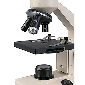AmScope M100C-LED-SP14-E 40X-1000X Student Biological Field Microscope with LED Lighting + Camera + Slide Preparation Kit