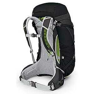 Osprey Stratos 50 Men's Backpacking Backpack, Black, Small/Medium