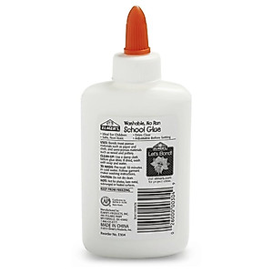 Elmers Liquid School Glue VLLVvz, Washable, 4 Ounces, 2 Count