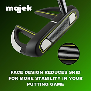 Majek K5 P-202 Golf Putter Right Handed Claw Style with Alignment Line Up Hand Tool 33 Inches Senior Women's Perfect for Lining up Your Putts