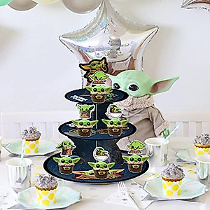 Yoda Cake Stand Movie 3 Space Retro Cake Stand for Party Supplies