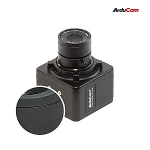 Arducam 1/3” AR0331 USB Camera with 4mm Manual Focus CCTV Video Lens, 3MP HDR UVC USB2.0 Webcam with Dual Microphones, Mini Tripod, and 6.56ft/2m Cable for Computer