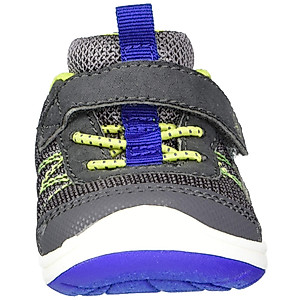 Stride Rite 360 Boy's Carson Sneaker, Grey Blue, M, 3.5 Little Kid