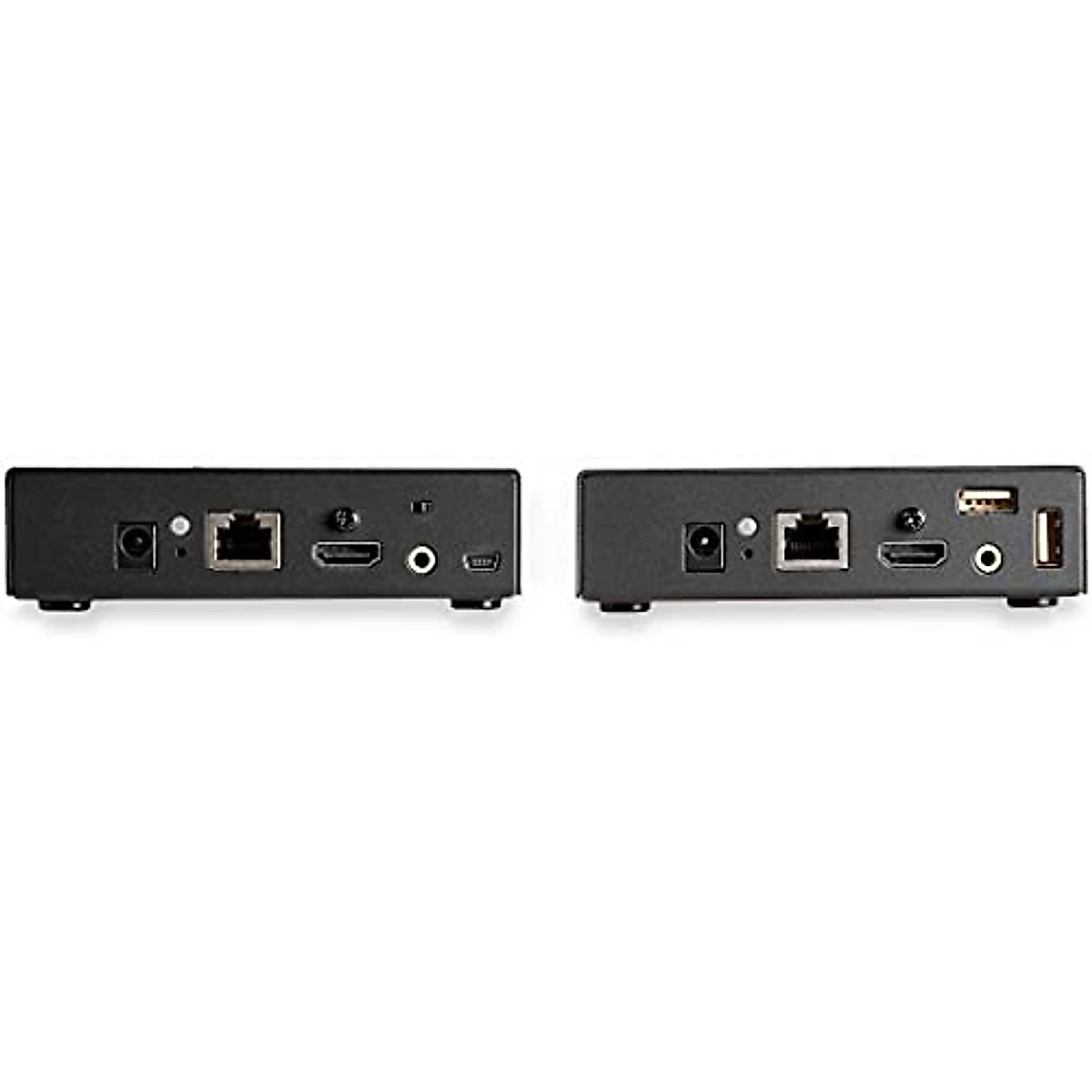 StarTech.com HDMI KVM Extender Over IP - 4K 30Hz HDMI 2.0 & USB Over IP LAN or CAT5e/CAT6 Ethernet (100m/330ft) - Remote KVM Switch/Console Transmitter/Receiver Extender Kit, TAA (SV565HDIP)