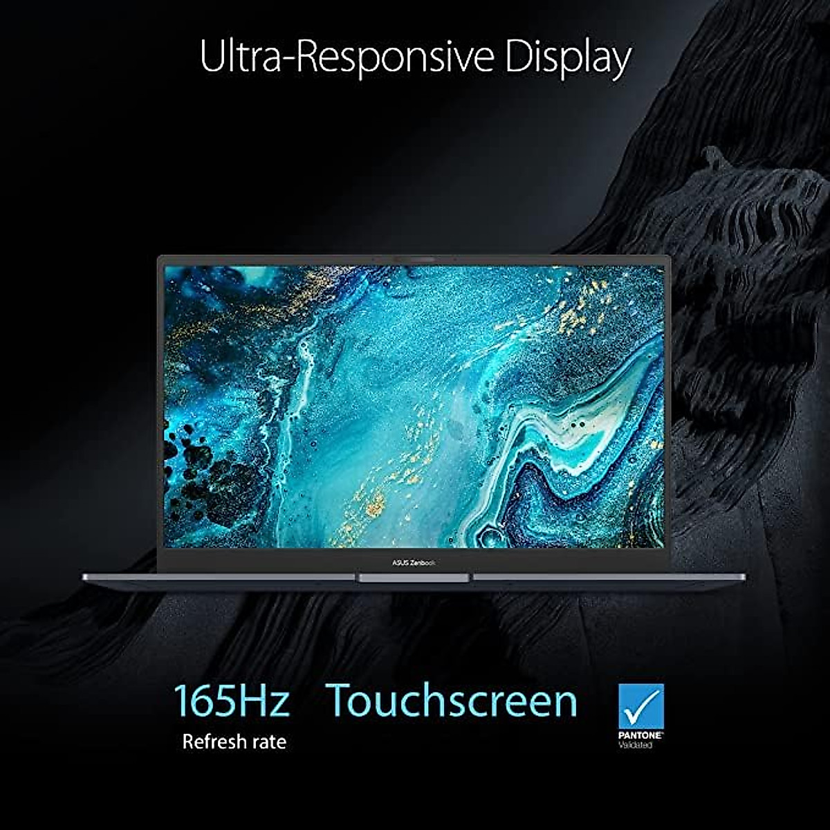 ASUS Zenbook Pro 17 Laptop, 17.3” 165Hz QHD Touchscreen Display, AMD Ryzen 7 6800H, NVIDIA GeForce RTX 3050, 16GB DDR5 RAM, 1TB SSD, FP Reader, Backlit KB, SD-Card Reader, HDMI, Windows 11 Home